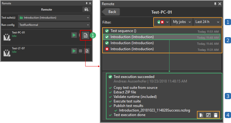 Agent-based remote execution – Ranorex