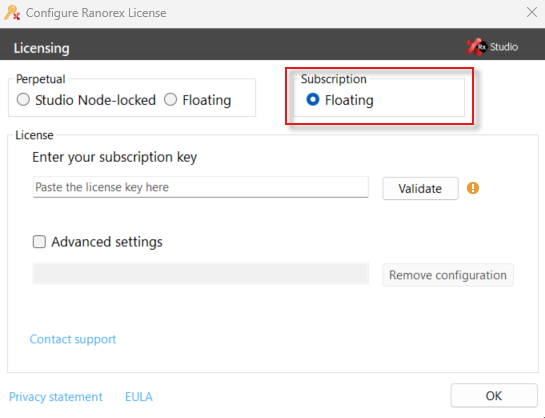 Install a subscription license – Ranorex